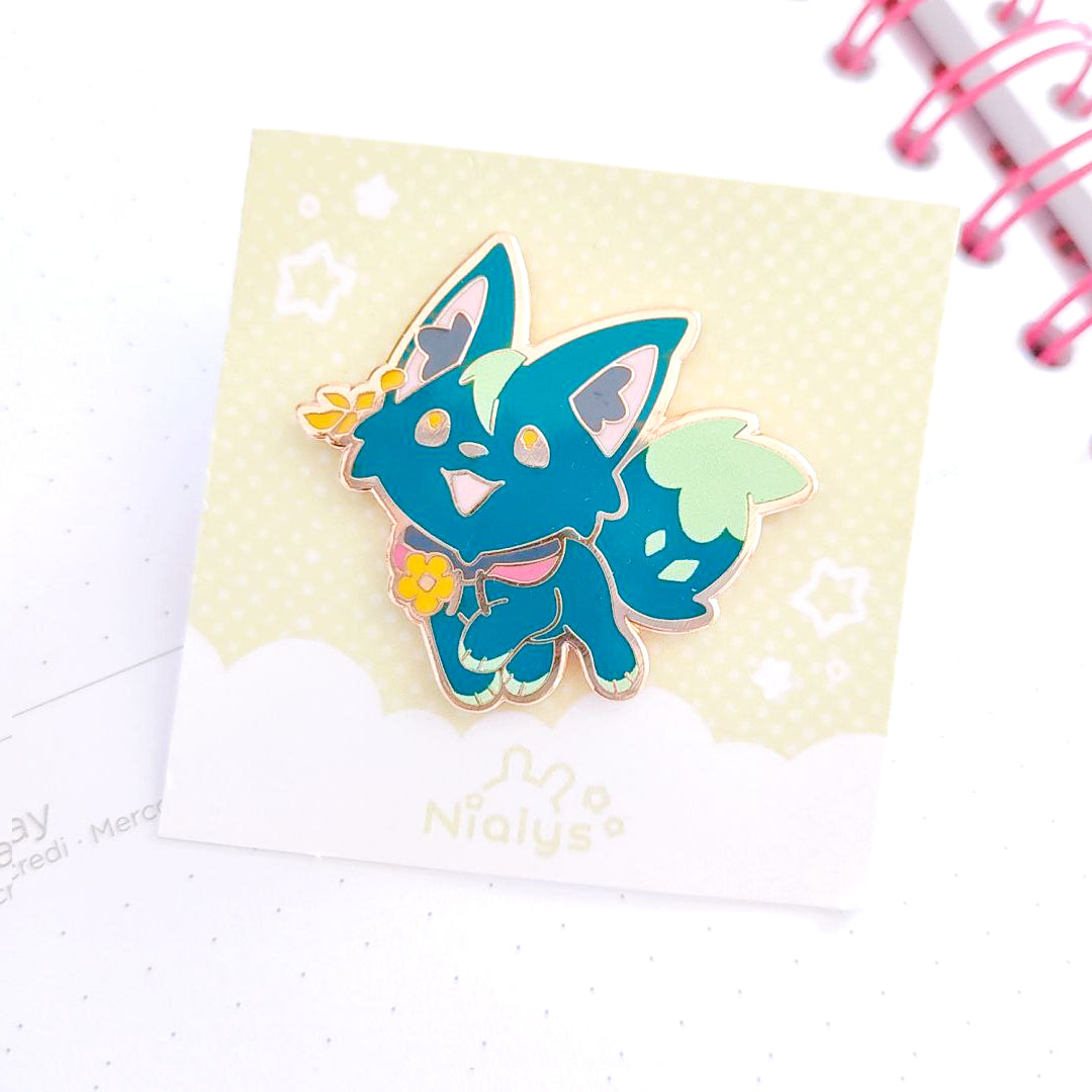 Genshin Impact Fennec Fox Tighnari Enamel Pin – Nialys Store